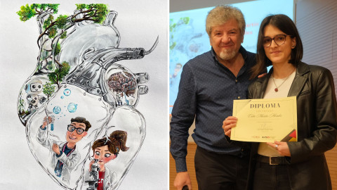 Celia Martín-Morales, Alejandro Silva and Ezequiel Tosi, winners of the ...